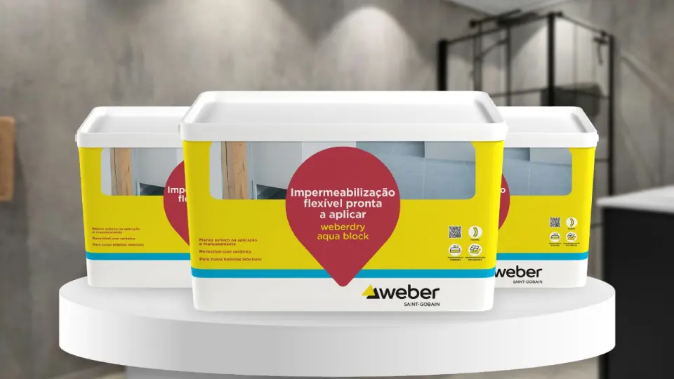 weberdry aqua block para uma impermeabilização fácil e de confiança!