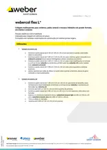 webercol flex L+ | Saint-Gobain Portugal S.A.
