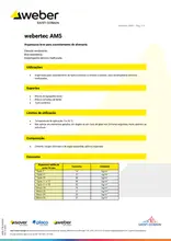 webertec am5 | Saint-Gobain Portugal S.A.